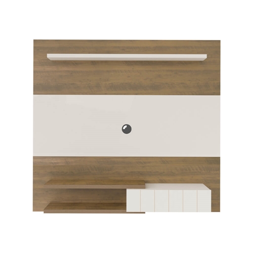 Painel Monza II para TV até 50" Pinho / Off White - Artely - Painel ...