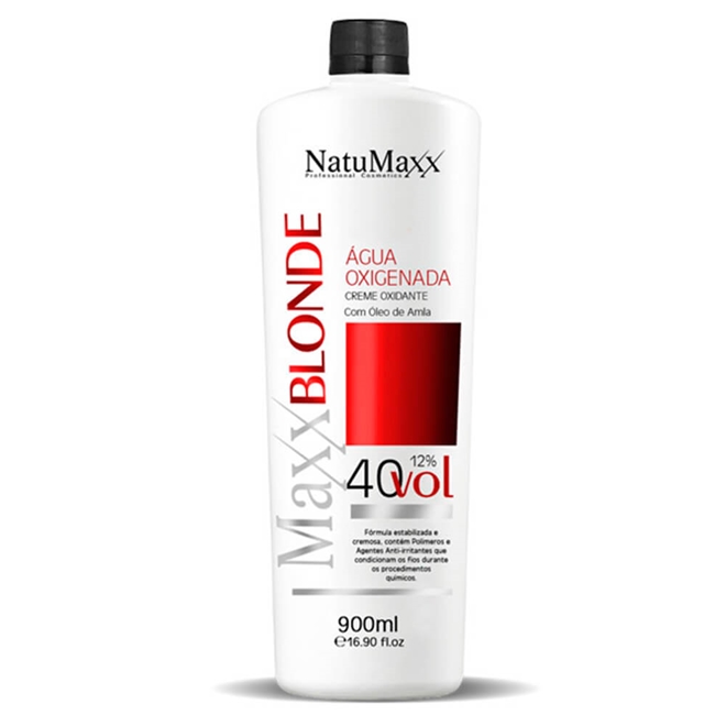 Água Oxigenada OX Maxx Blonde 40 Vol – 900ml - Natumaxx - Água ...
