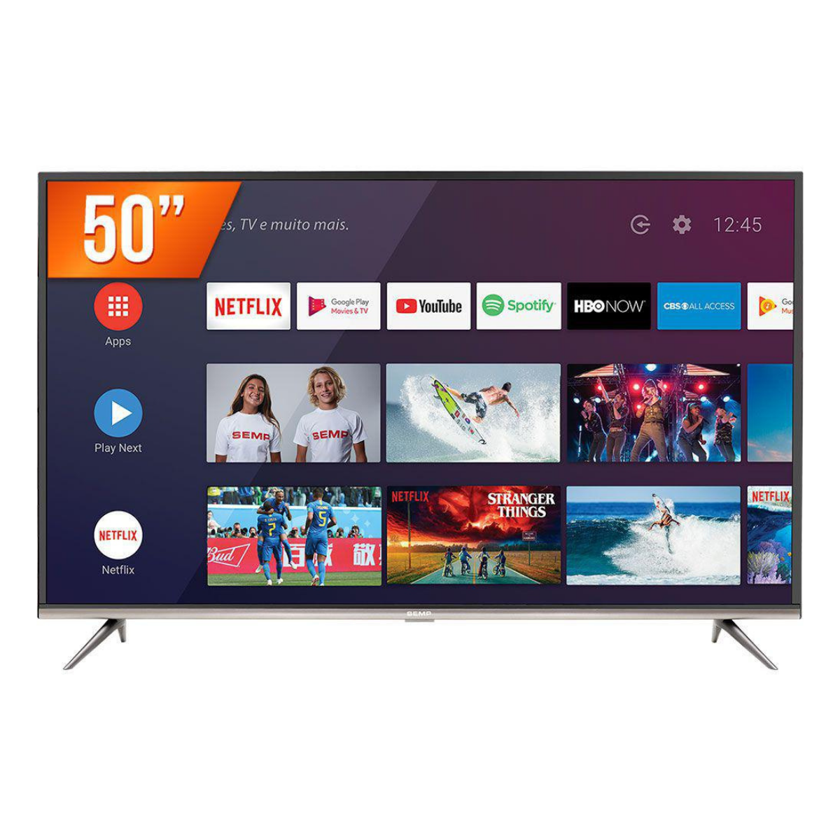 Smart Tv Led 50" Ultra Hd 4K 50sk8300 3 Hdmi 2 Usb - Semp - Smart Tv ...