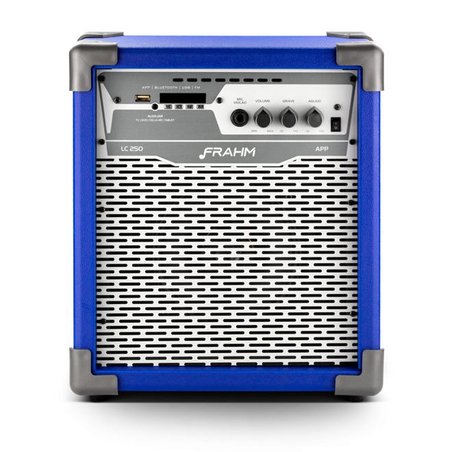 Caixa De Som Amplificada Multiuso Lc 250 App Bluetooth 100W - Frahm - Caixa De Som Amplificada ...