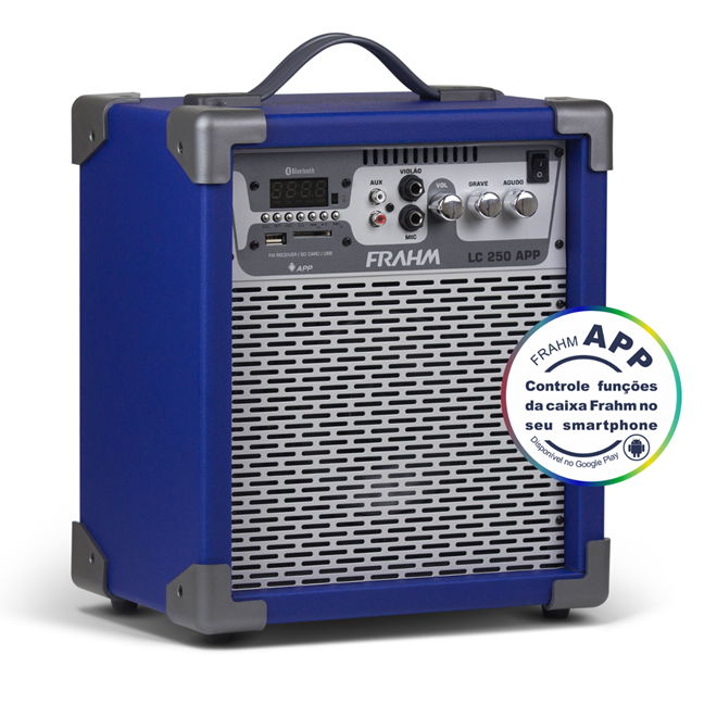 Caixa De Som Amplificada Multiuso Lc 250 App Bluetooth 100W - Frahm - Caixa De Som Amplificada ...