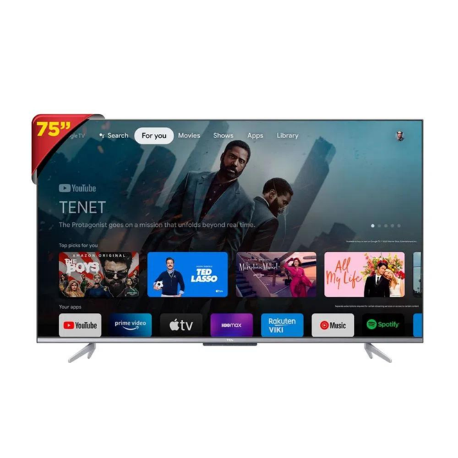 Smart Tv 75” 4K Uhd Led 75p725 Va Wi-Fi - Bluetooth Google Assistente ...
