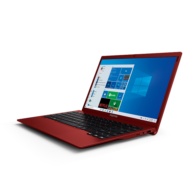 Notebook Intel Atom Quad Core 4GB 128GB eMMC Tela 14” Windows 10 Motion ...