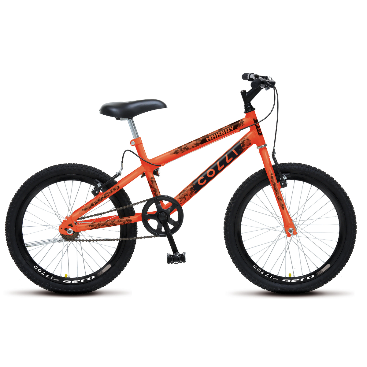 Bicicleta Max Boy A20 Laranja Neon 106-12D– Colli - Bicicleta Max Boy ...