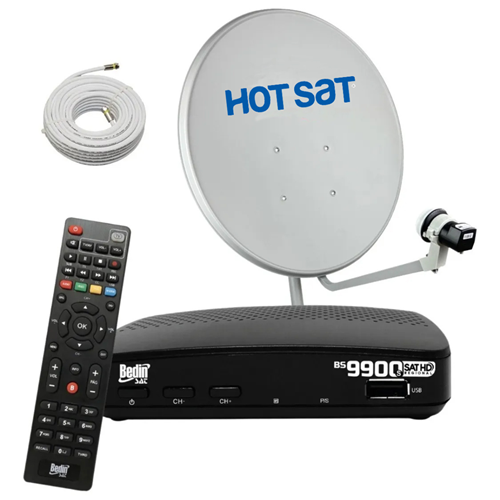 > ANTENA 75 CM BANDA KU HOT SAT - Antena 60 Cm Banda Ku Hot Sat - Padrão