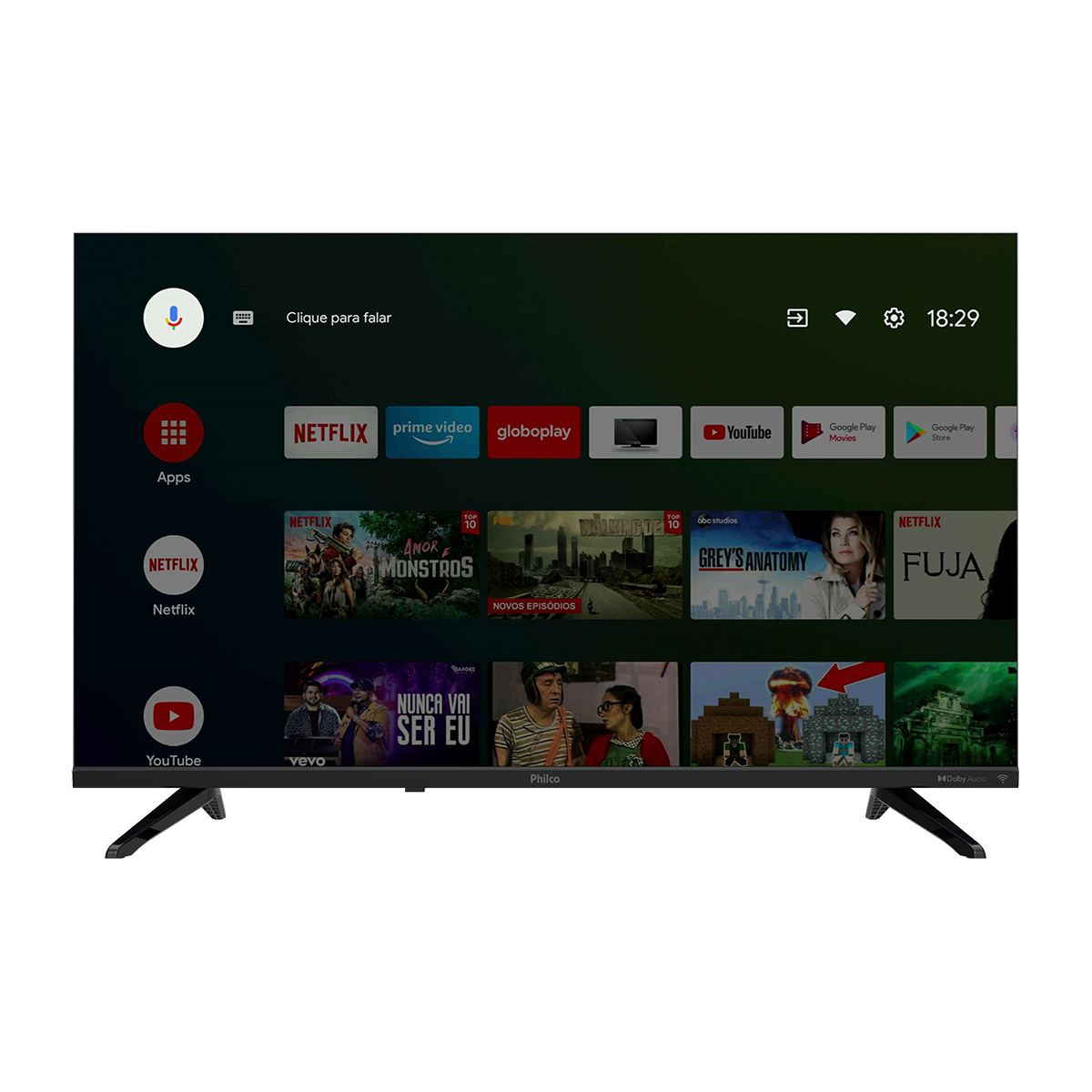 TV/CORES 40'' LED SMART PTV40E30AGSFPHILCO - SmartTv 4k Led 40 ...