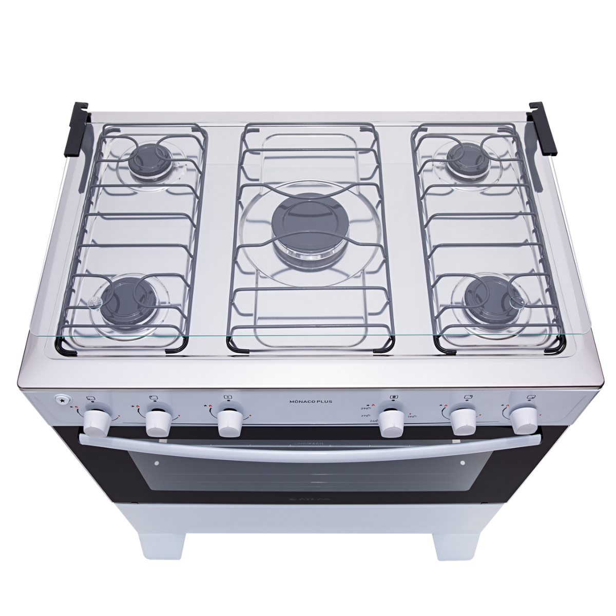 Fogão 5 bocas Monaco Plus branco 20 Atlas - Fogão 5 bocas Monaco Plus ...
