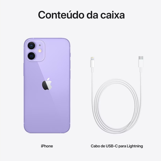 Apple iPhone 12 (128GB) - Roxo - Apple iPhone 12 (128GB) - Roxo - Apple