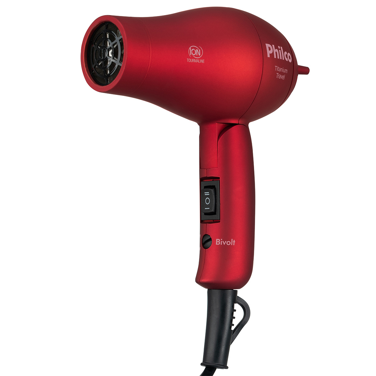 Secador de Cabelo Titanium Travel 750W Bivolt Vermelho - Philco ...