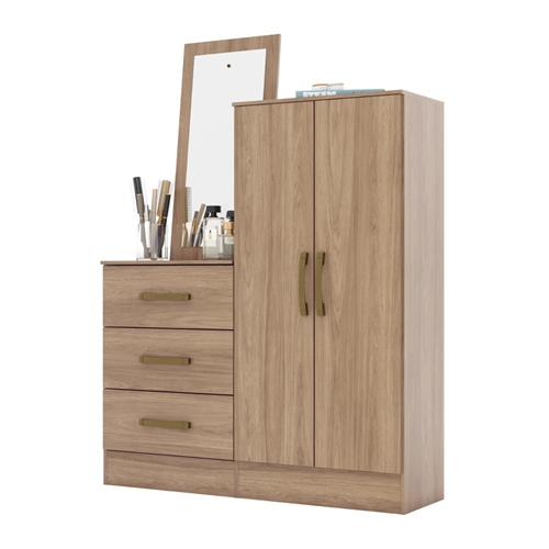 Cômoda Briz Multiuso com Espelho 2 Porta 3 Gavetas B700-198 Jequitibá ...