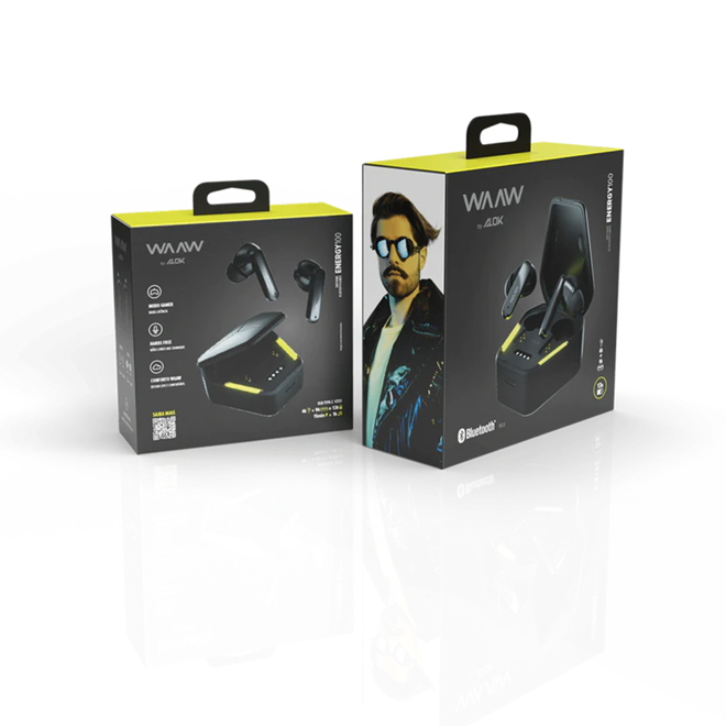 Fone de Ouvido Sem Fio Energy Gamer 100EBG Preto - Waaw - Fone de ...