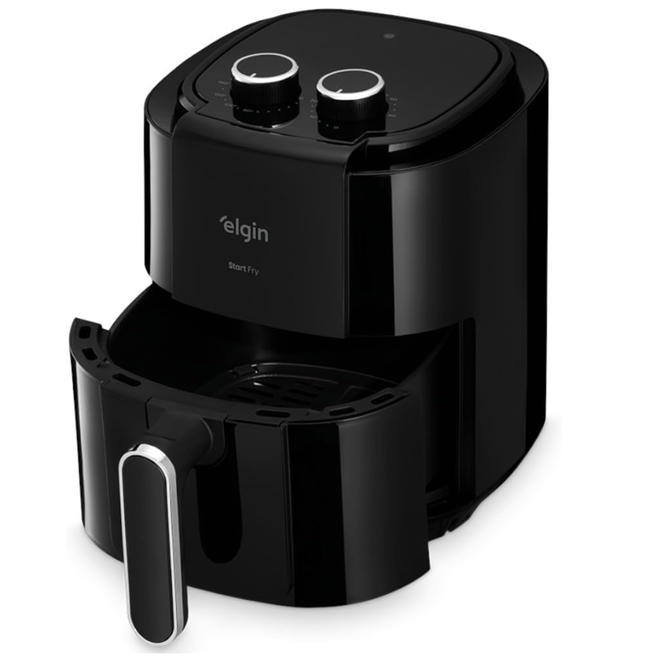 Fritadeira Elétrica Air Fryer Start Fry 3,5L 127v Preta - Elgin ...
