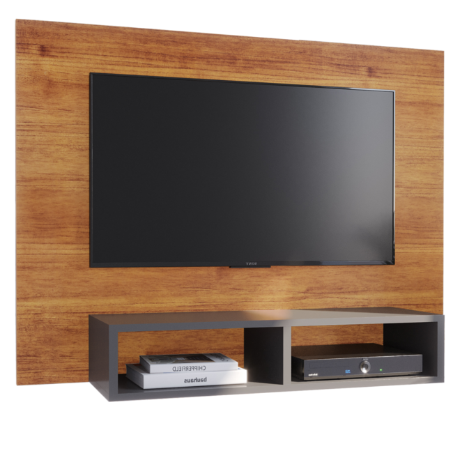 Painel Jazz Suspenso Mel/Cinza - Viero - Painel Jazz Suspenso Mel/Cinza ...