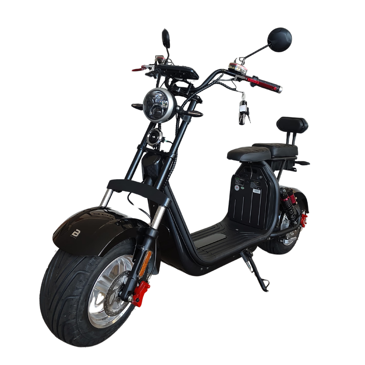 Moto Elétrica Scooter com 2 Baterias SC-20 2000w 67v Preto Brilho - BORAM - Moto Elétrica ...
