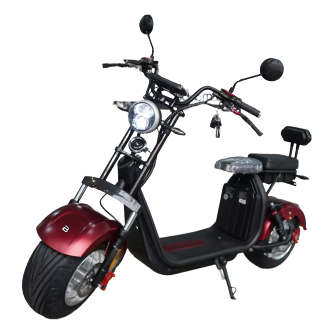 Moto Elétrica Scooter com 2 Baterias SC-20 2000w 67v Vermelho - BORAM - Moto Elétrica Scooter ...